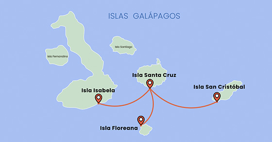 Isabela Island Map